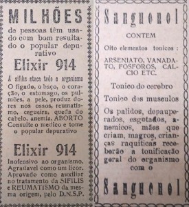 EFECADEPATOS | ELIXIR 914 & SANGUENOL – 1944